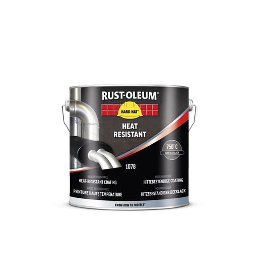Rust-Oleum Hard Hat Peinture Haute Température Noir 2.5L | Peinture ...