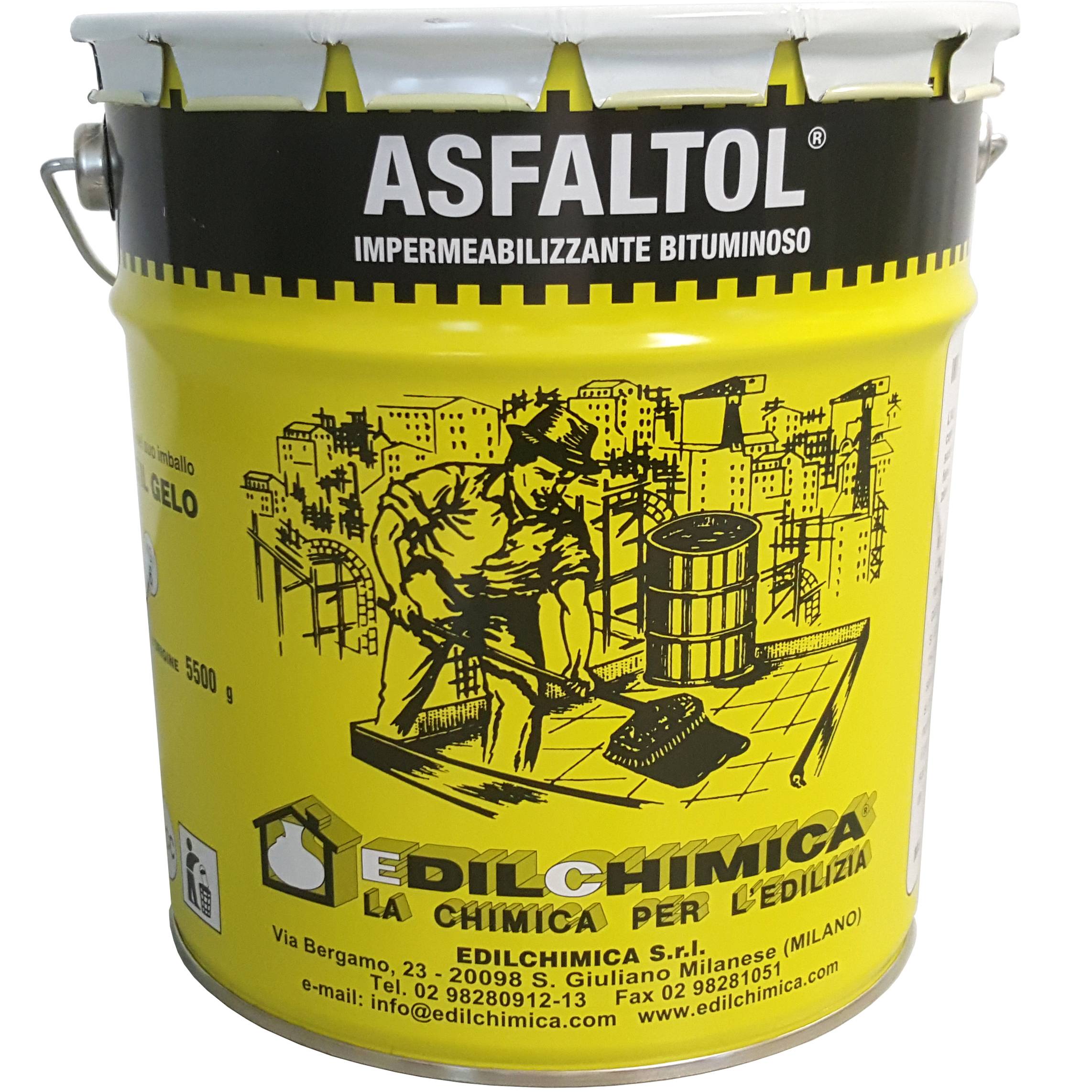 Asphalte à Froid ASFALTOL 6,0 KG - Imperméabilisant Efficace | Leroy Merlin