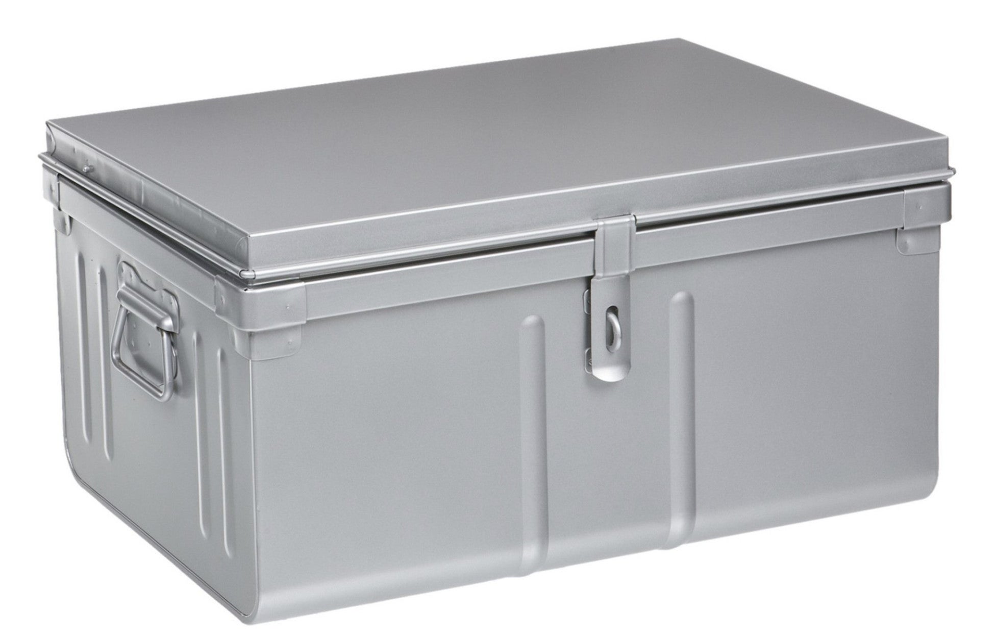Malle de rangement en métal Habitat L52xH27,5xP37 - Capacité 45 litres ...