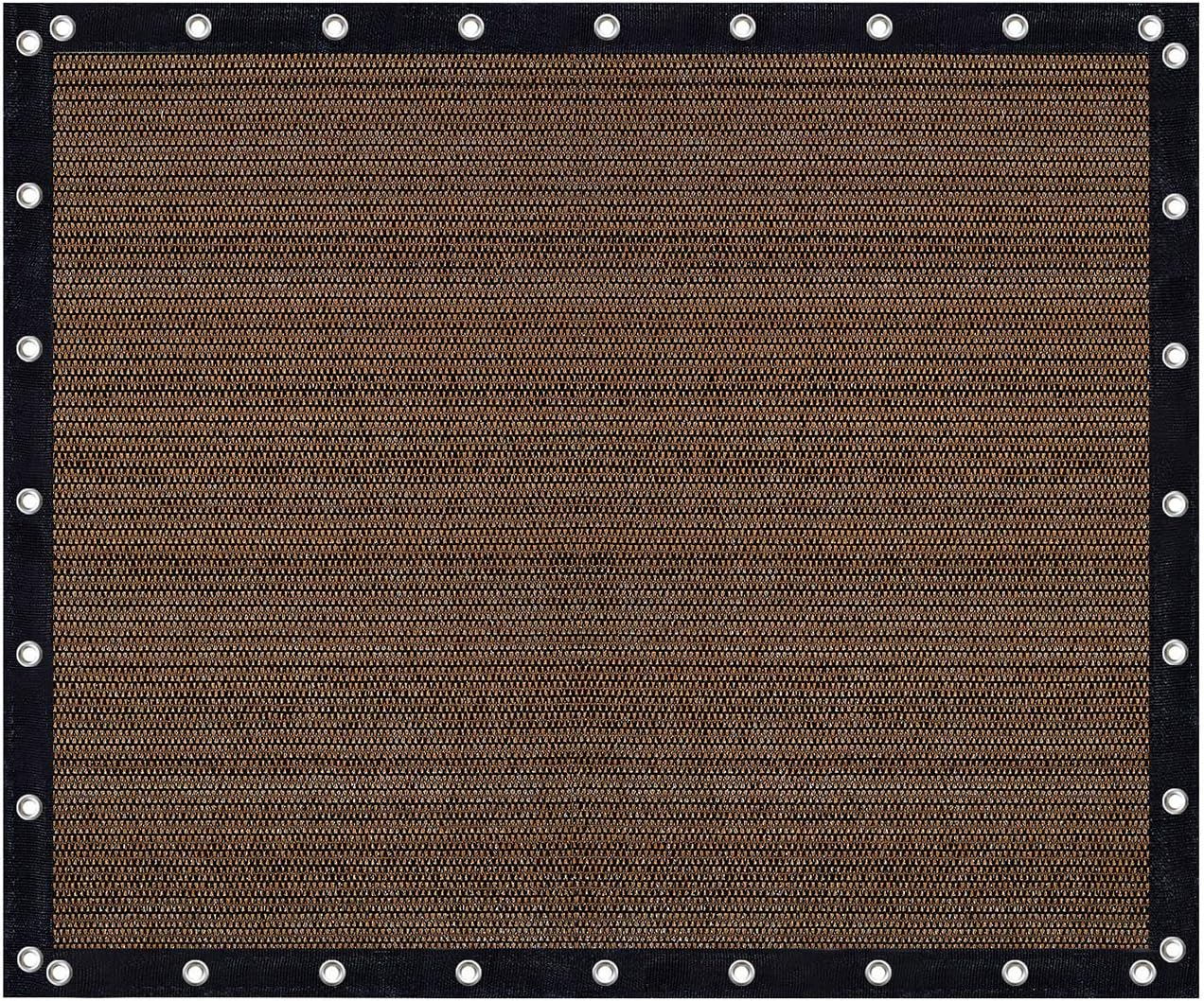 Toile d'ombrage perforée pour protection solaire et intimité, idéale ...