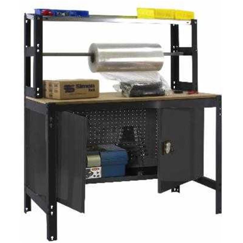 Banco de trabajo SIMONWORK BT4 CABINET 1200 ANTRACITA/MADERA ...