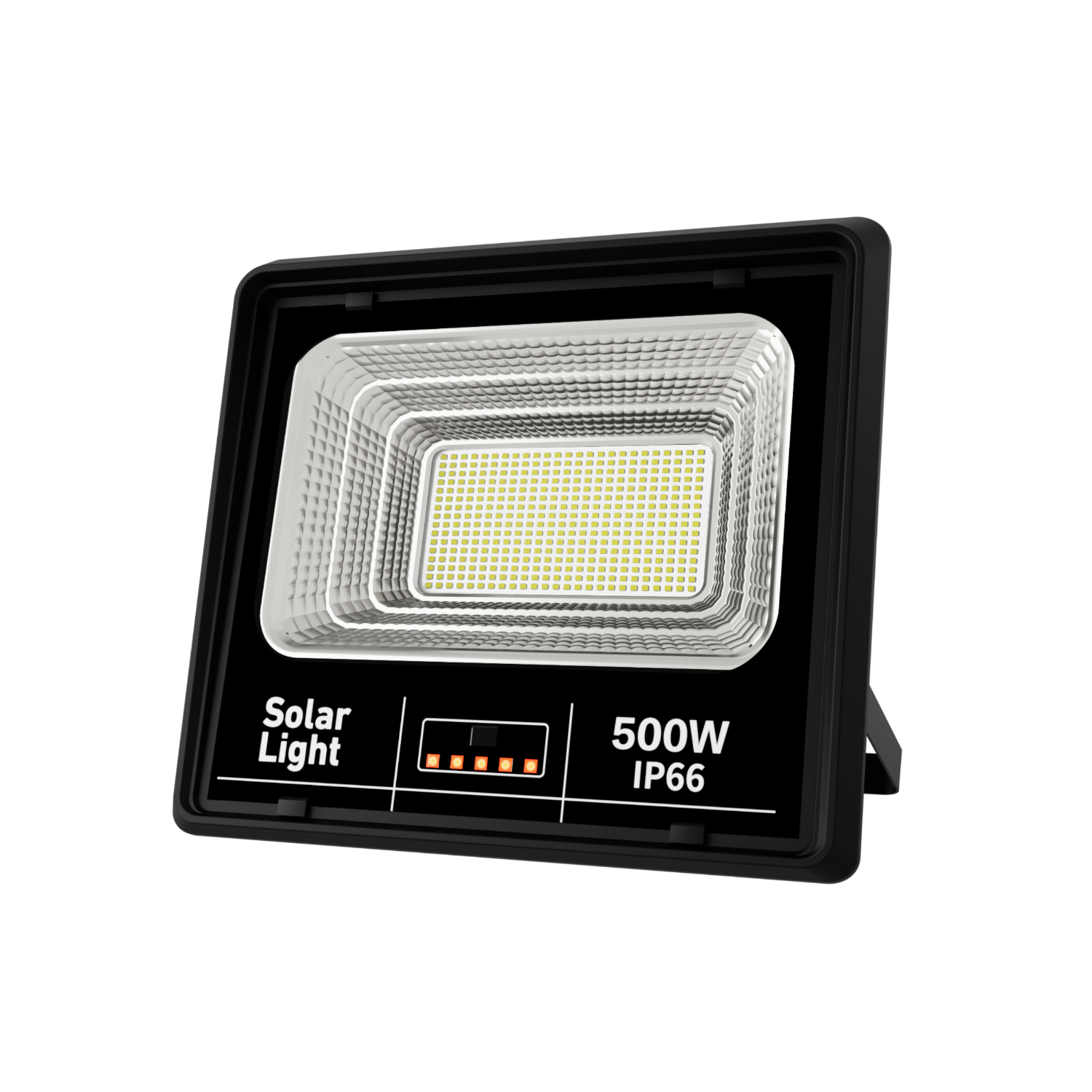 Reflector Solar LED 500W, panel policristalino, batería LiFePO4 ...