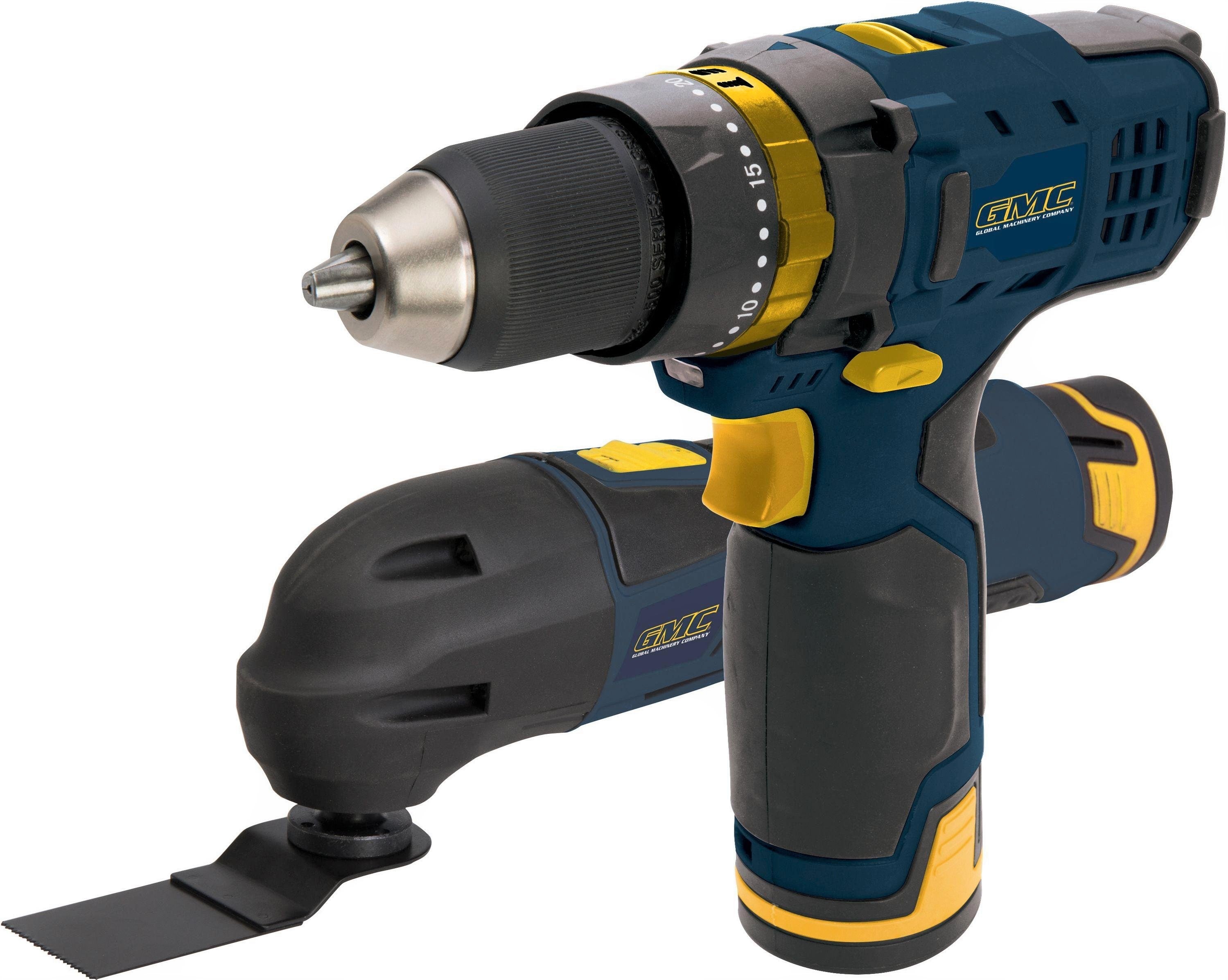 Outil oscillant multifonction et Perceuse à percussion Sans fil 12V GMC ...