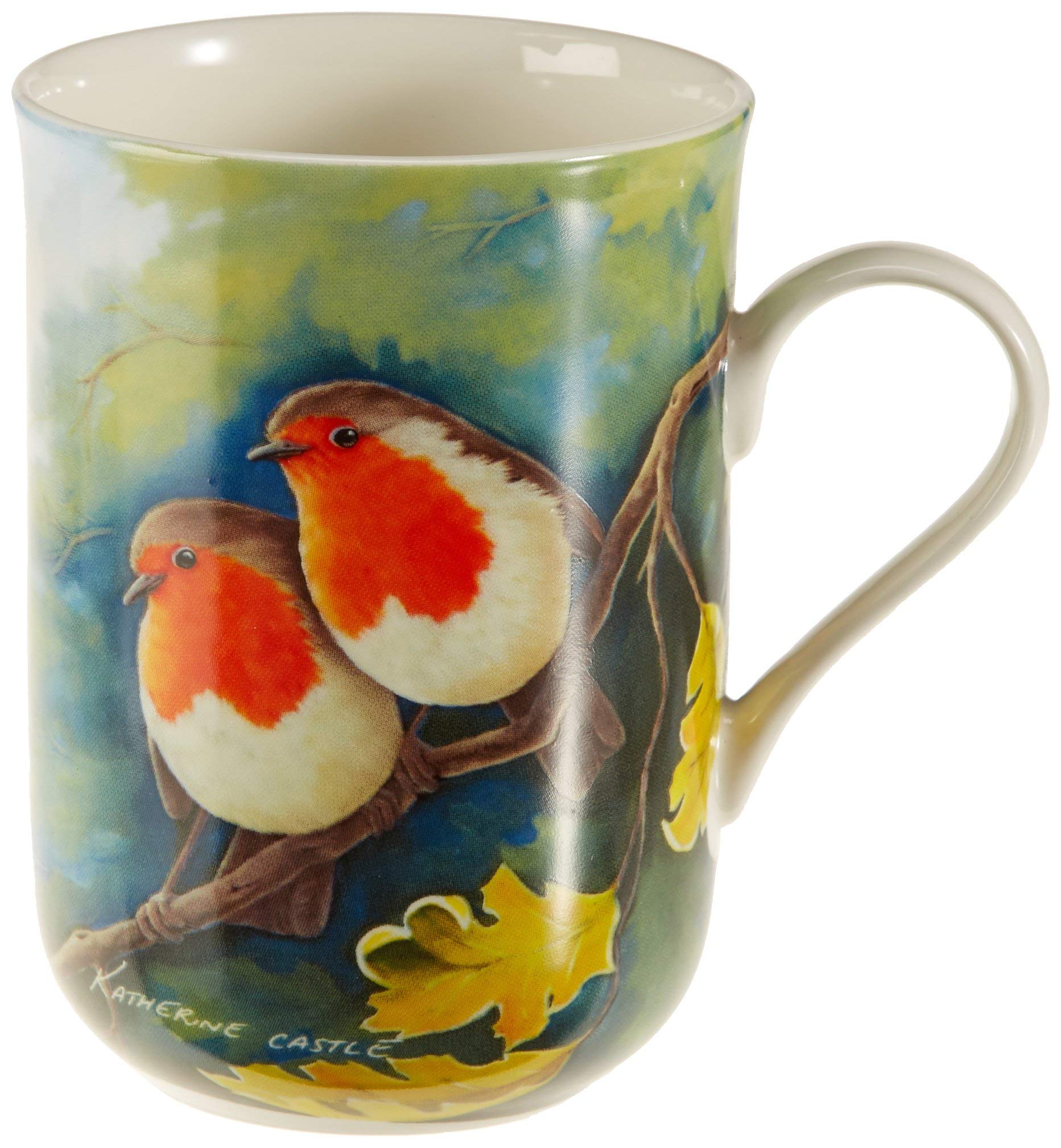 Maxwell & Williams Birds of The World Becher Rotkehlchen Tazza da caffè ...