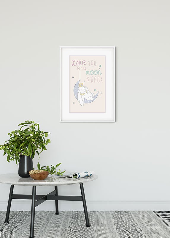 Poster d'art de Komar - Disney Dumbo Moon - Taille: 30 x 40 cm | Leroy ...
