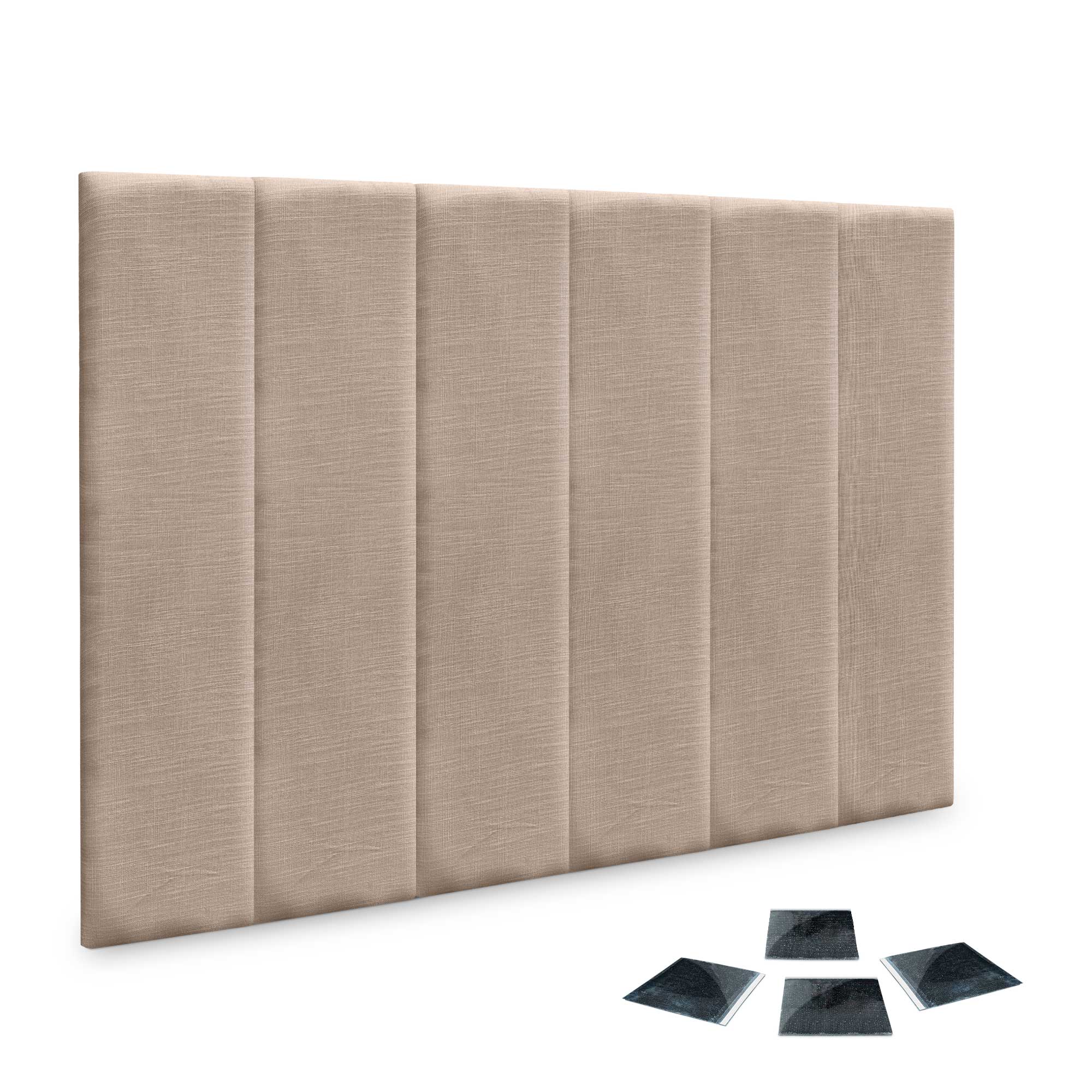 DHOME Juego de 6 Paneles Tapizados de Lino Pack Autoadhesivos para ...