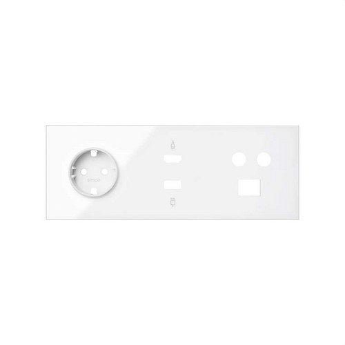 Kit frontal pour 3 éléments avec 1 prise de courant Schuko, 1 ...