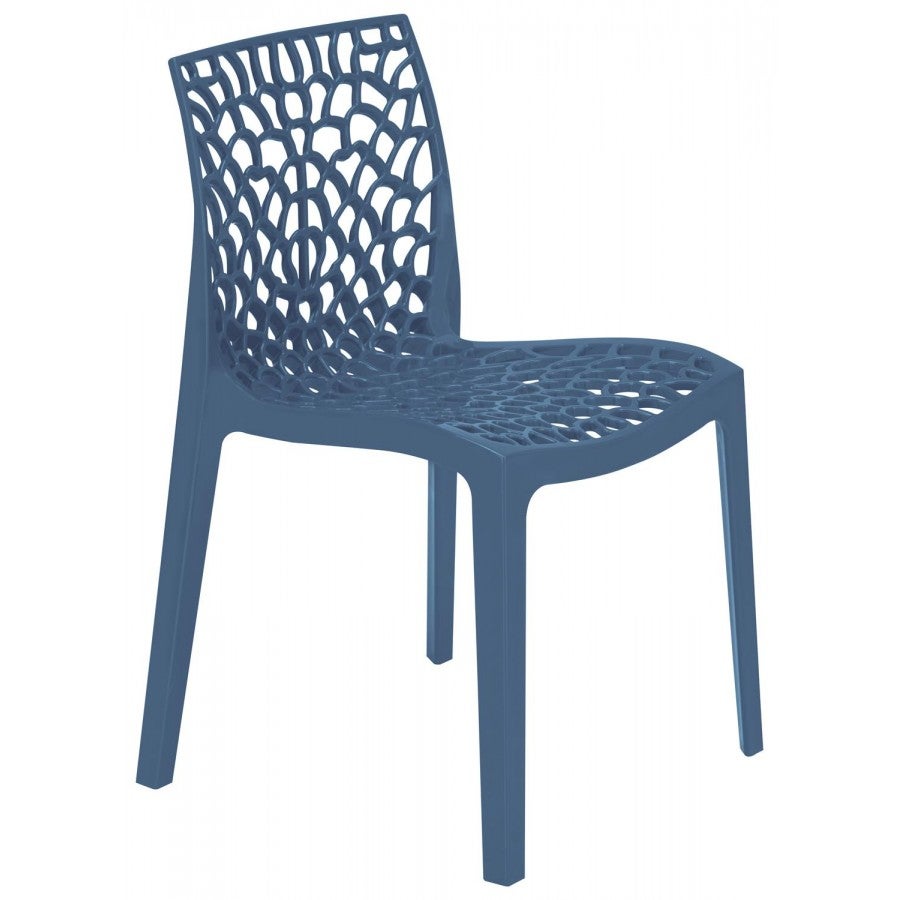 CHAISE Grand Soleil par Componex GRUYER BLEU AVIO en polypropylène ...