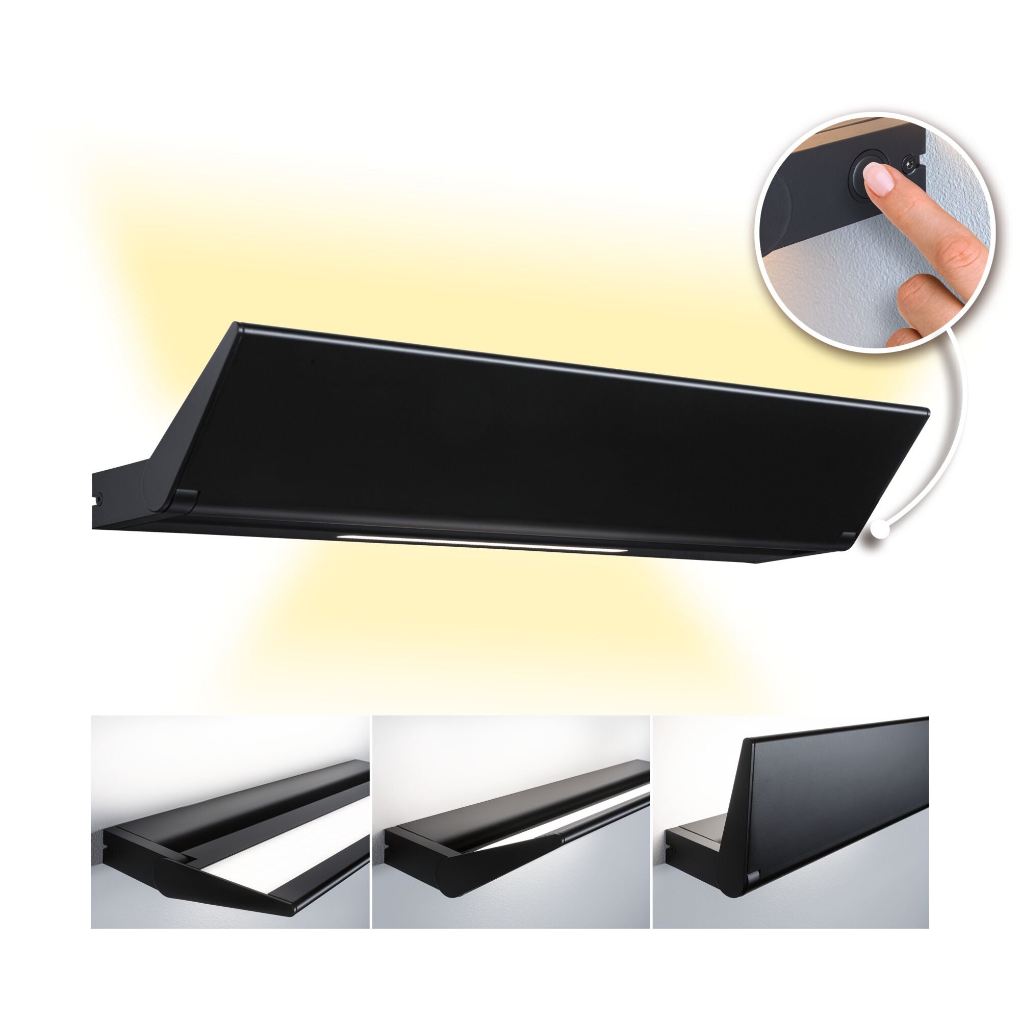 Applique LED 3-Step-Dim Ranva 2700K 800lm / 0lm 230V 13W / 2W gradable ...