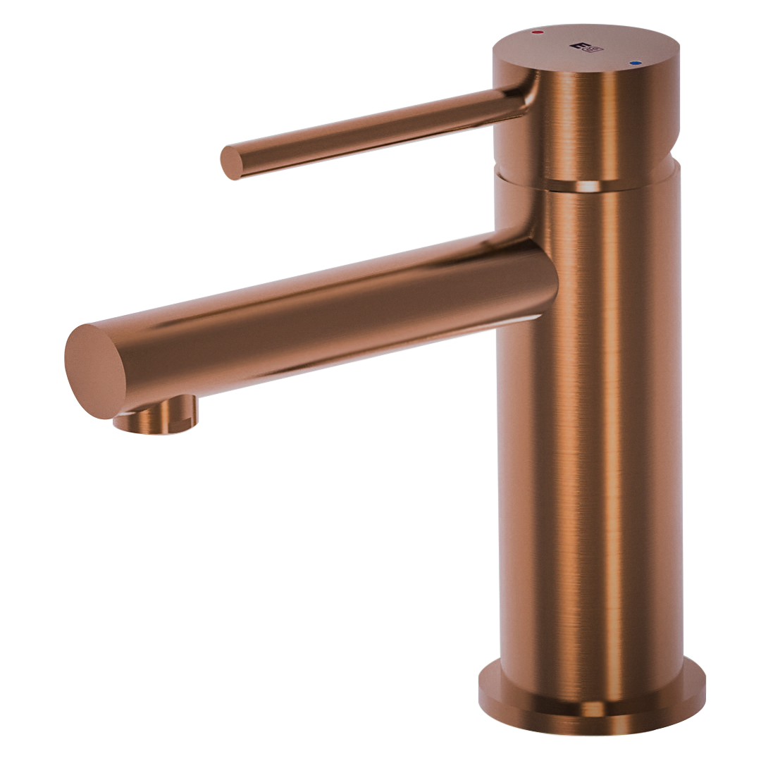 Luisa mitigeur lavabo bas cuivre brossé | Leroy Merlin