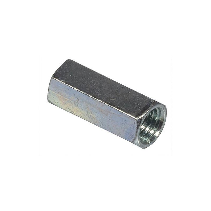 Manchons filetés acier zingué 6 pans 12X40 boîte de 10 | Leroy Merlin