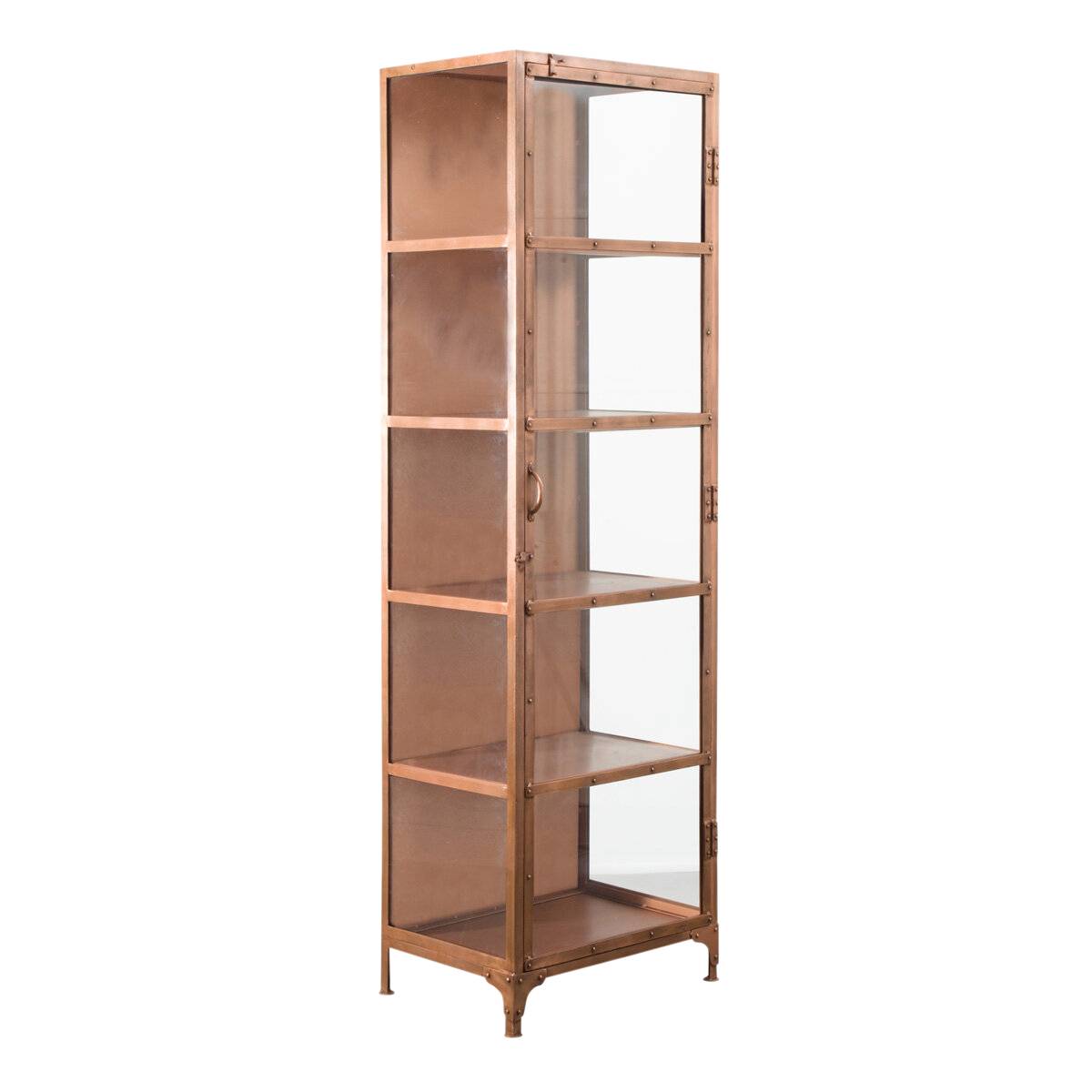 Vitrine en métal effet cuivre Lima | Leroy Merlin