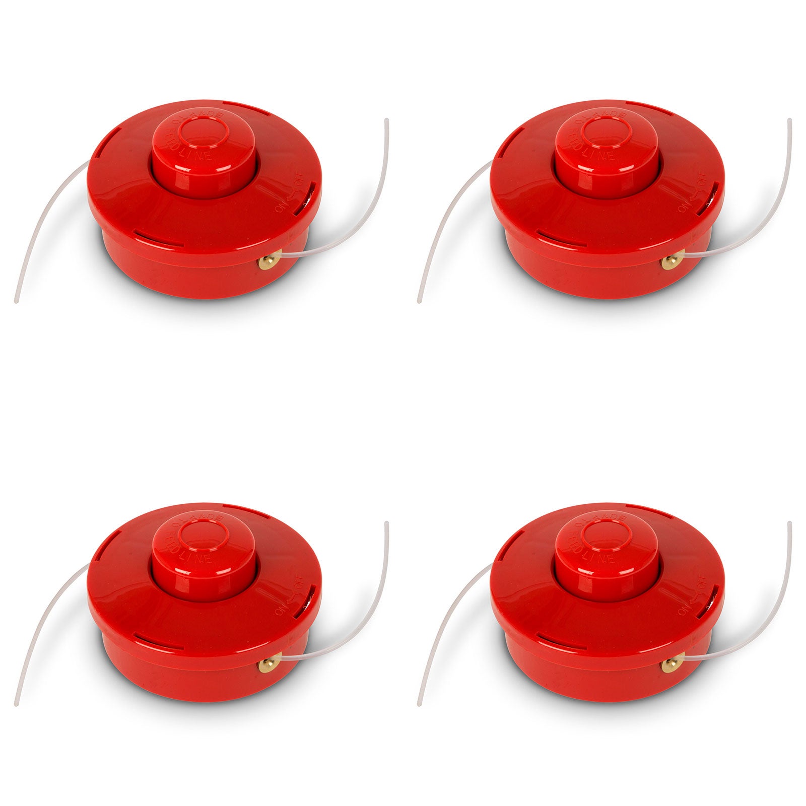 EBERTH 4X tête de fil (4 pièces), filetage M10 x 1,25 gauche, épaisseur ...