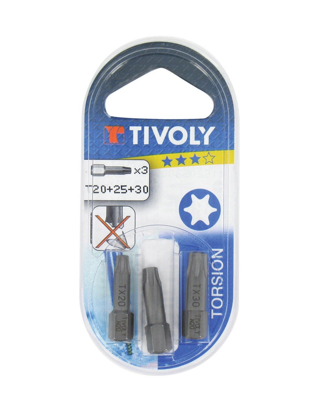 TIVOLY Embout torsion tournevis TX25 T25 longueur L25 | Bricoman