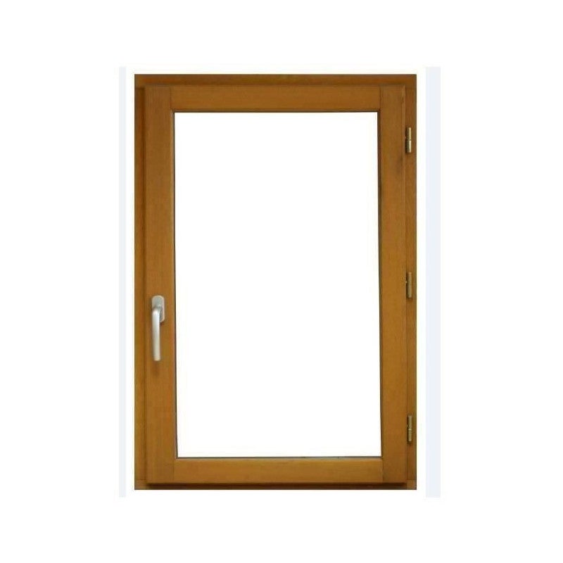 Fenetre 1 vantail tirant gauche H75 x L50 - Bois exotique | Leroy Merlin