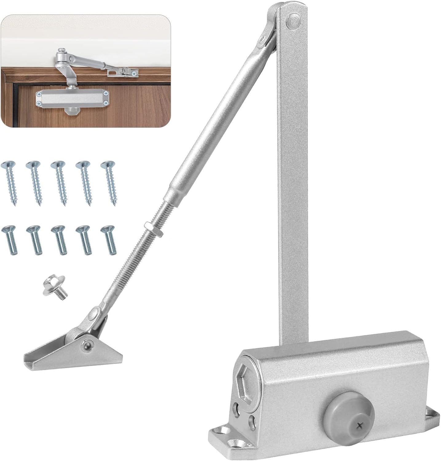 Ferme-Porte Automatique Hydraulique, Groom Fermeture Porte, Ferme Porte ...