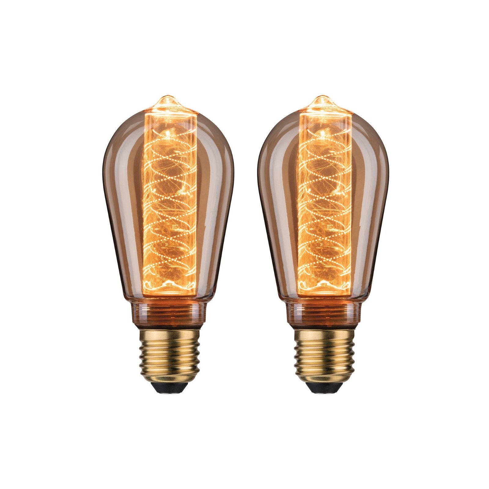 Inner Glow Edition Kit Ampoules LED E27 230V 2x230lm 2x4W 1800K Doré ...