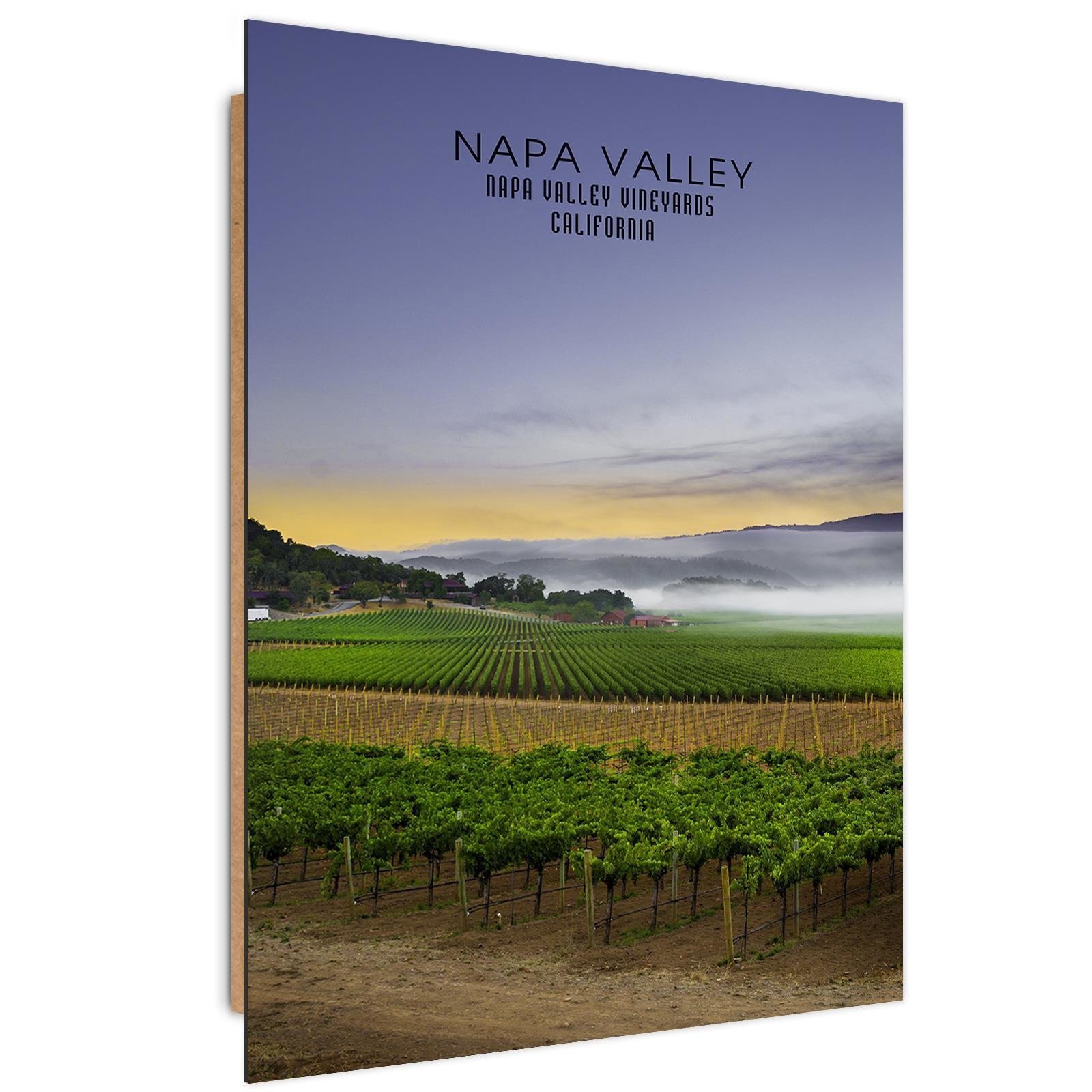 Tableau vallée du bois napa - 80 x 120 cm | Leroy Merlin