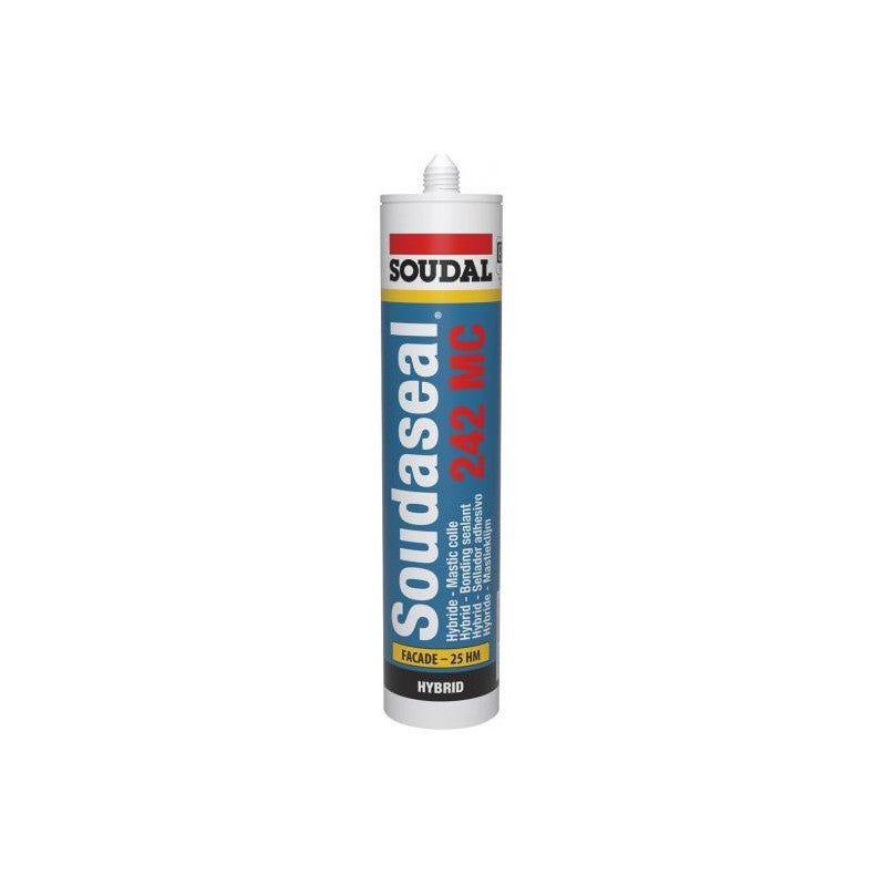 Mastic colle Soudaseal 242 MC gris 290ml SOUDAL 131184 | Leroy Merlin