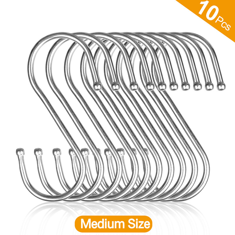 Moyen 3 pouces Crochet S Acier Inoxydable Crochet Cuisine Crochets en ...