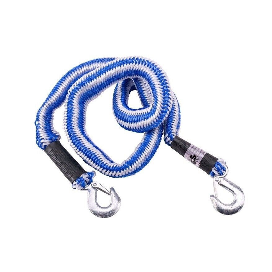 Cuerda de arrastre de nylon con 2 ganchos metálicos l 4 m | Leroy Merlin