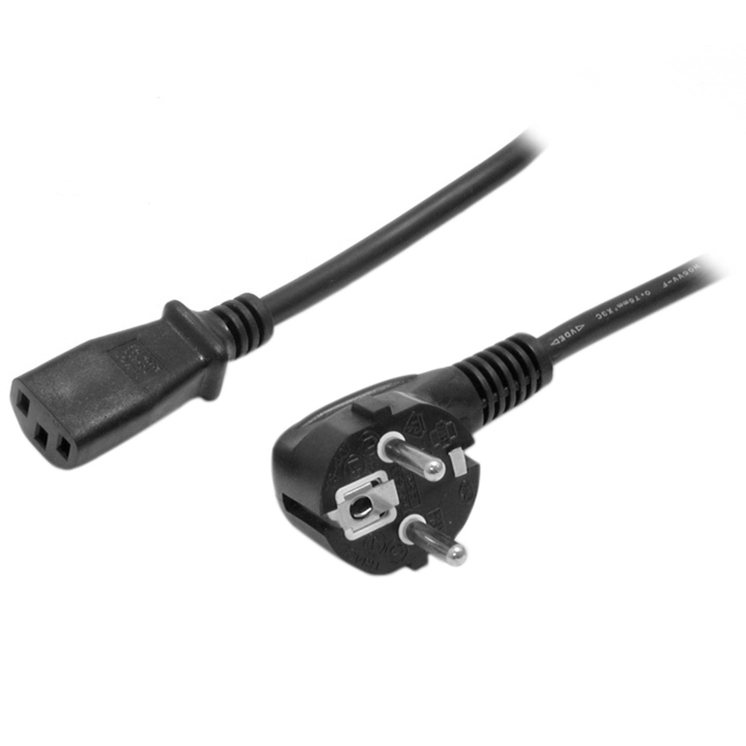 StarTech.com Cable de 2m de Alimentación para Ordenador, 18AWG, EU ...