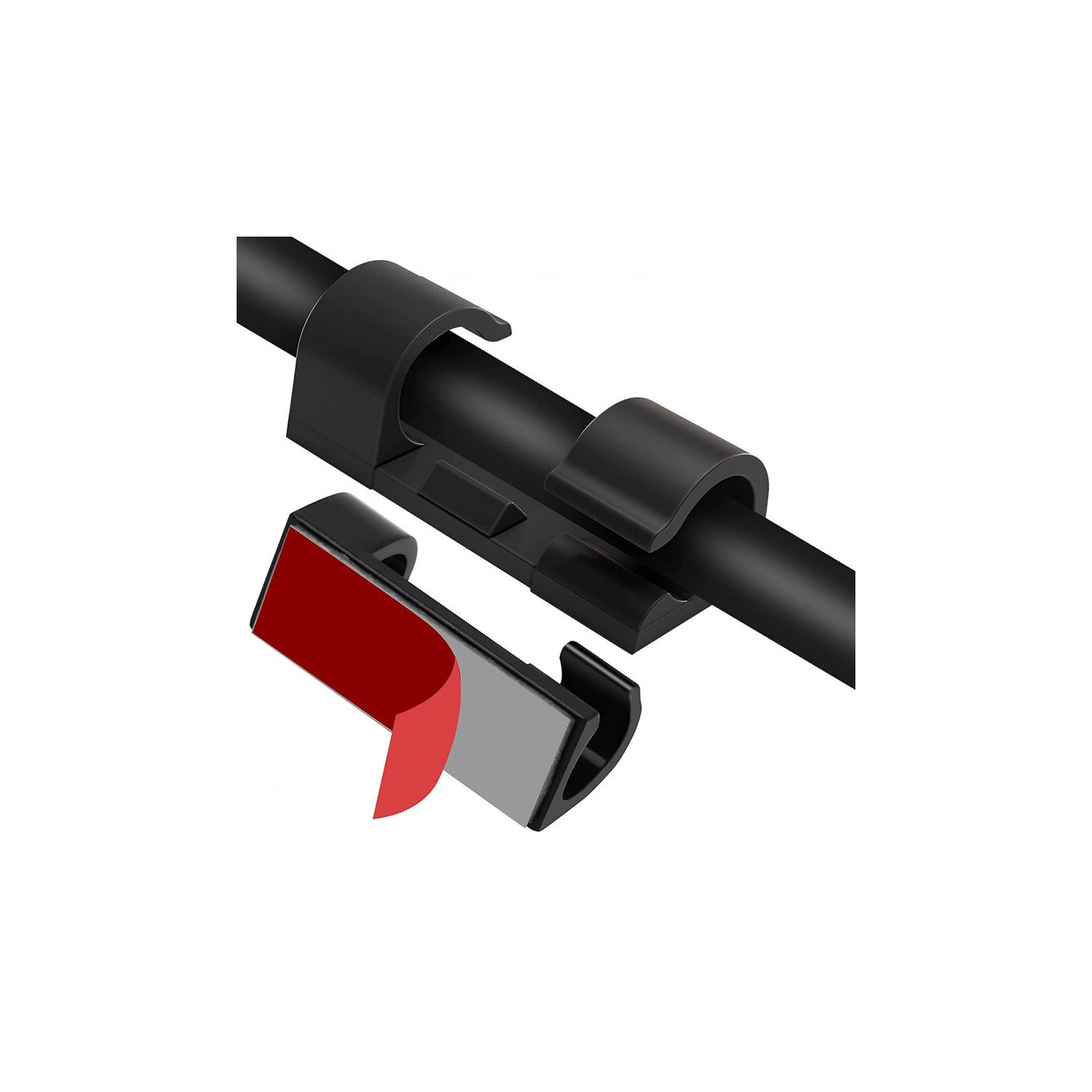 Pack 20 Clips de Fixation Auto-adhésifs Organisateur pour Câble Ø 8mm ...