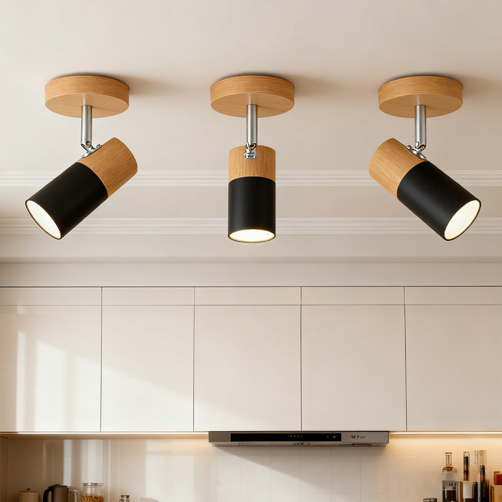 Lot de 3 plafonniers LED, Spots à angle réglable, Lustre moderne ...