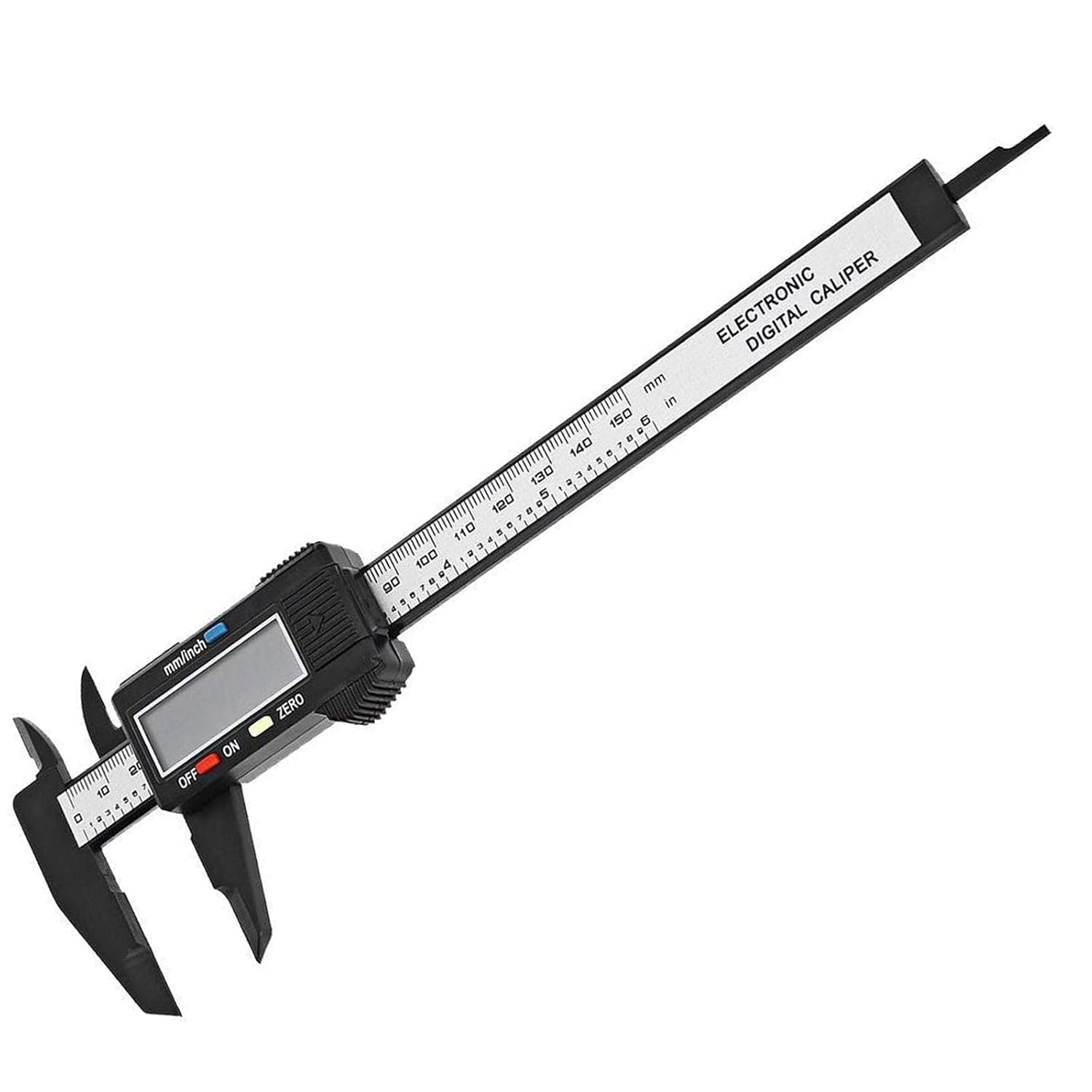 1 pc Pied à coulisse électronique avec grand écran LCD, 150 mm ...