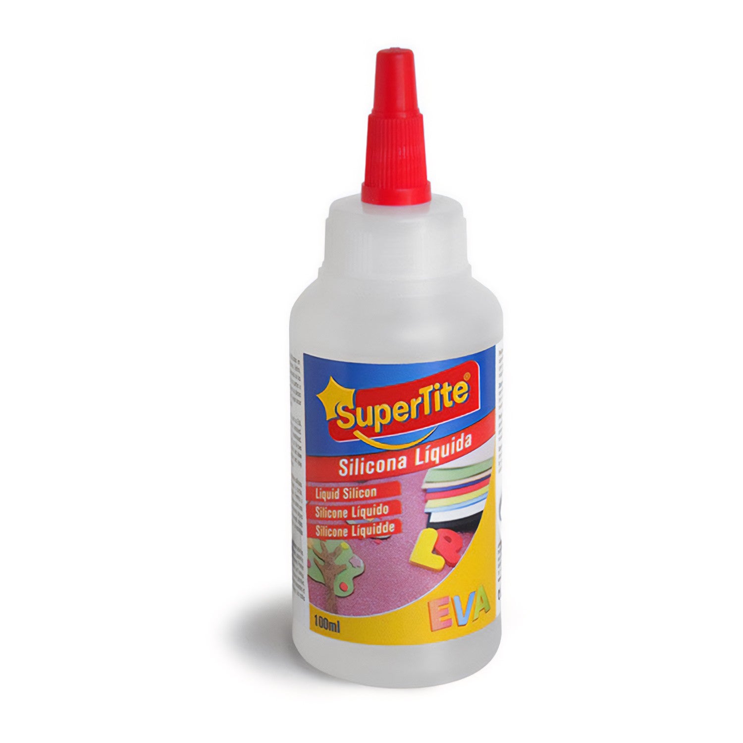 Silicona Liquida Botella 100 ml. Uso Escolar / Oficina. No Toxica Con ...