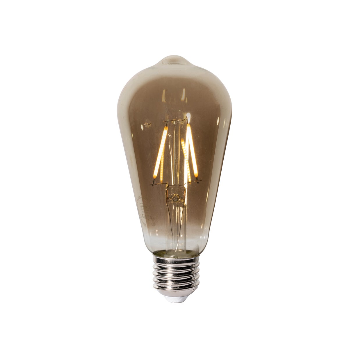 Ampoule LED E27 à intensité variable ST64 fumée 2W 200 lm 2700K | Leroy ...