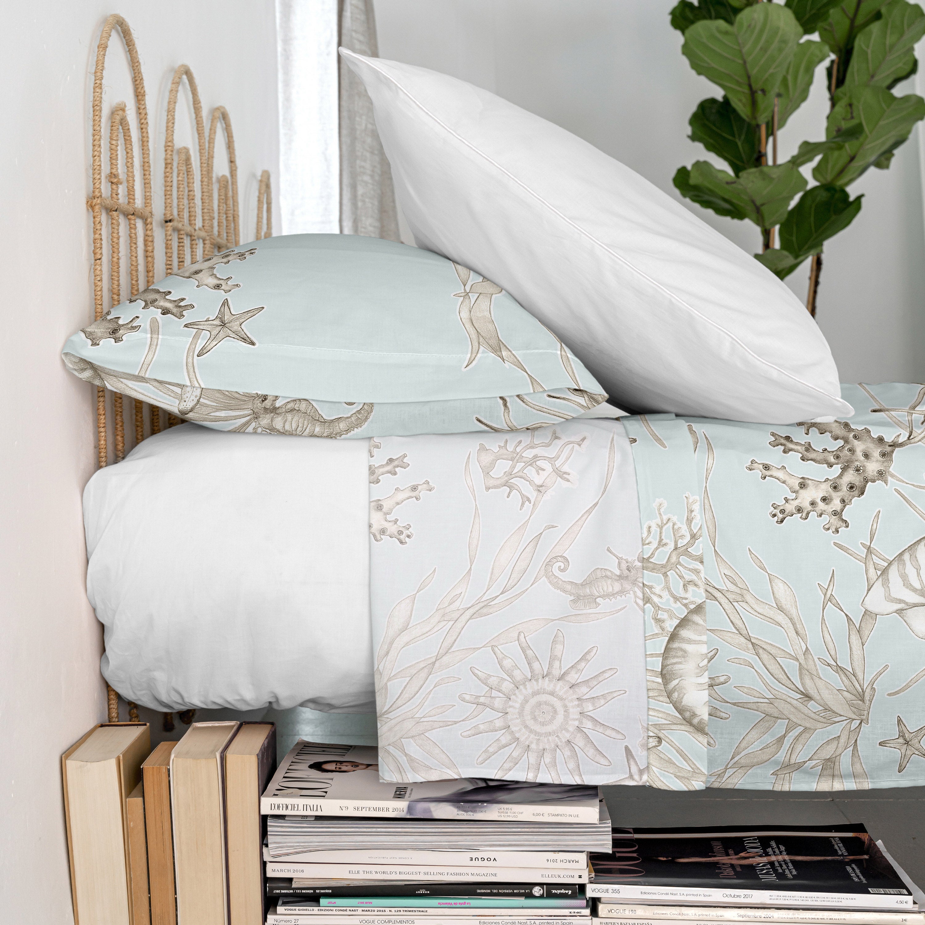 Coral reef Drap 260x270 cm | Leroy Merlin