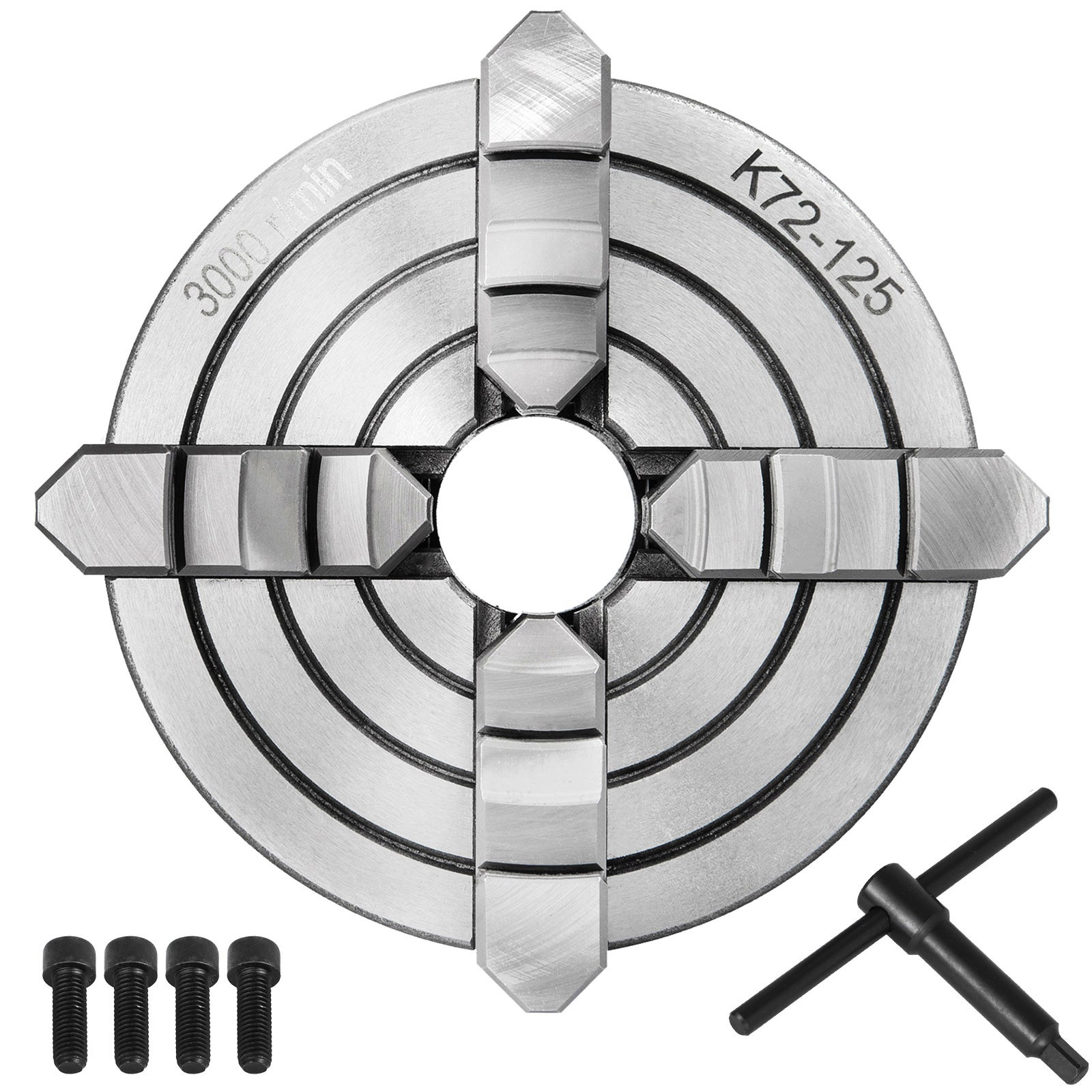 Mandrin de tour K72-125 5 pouces,SucceBuy mâchoire réversible ...