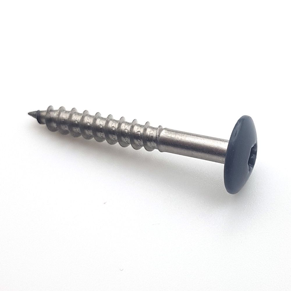 Vis pour panneaux de façade 4,8x38 mm RAL 7016 Gris anthracite Inox A2 ...