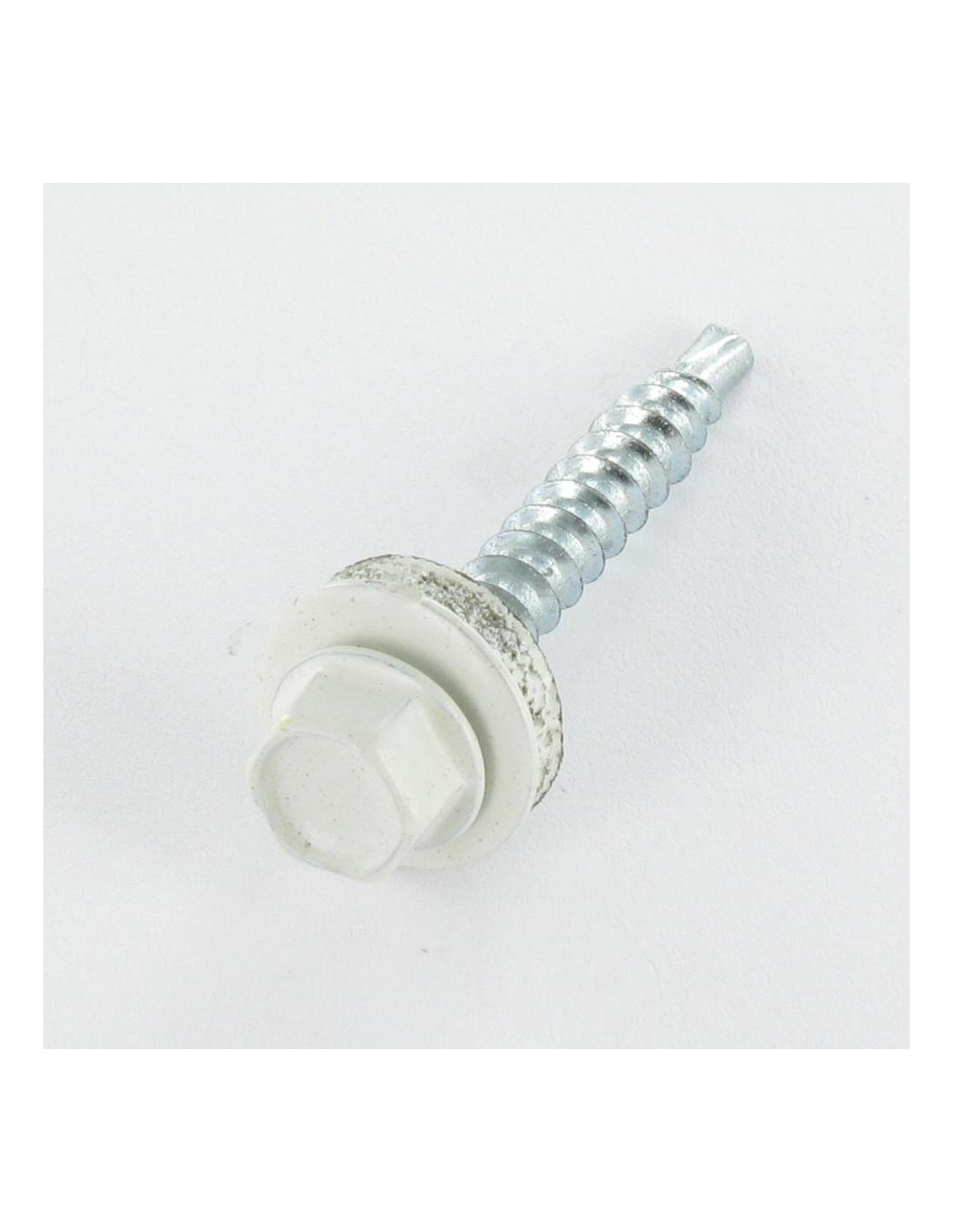 Vis autoperceuse Tête hexagonale TH 4.8X35 Rondelle d"étanchéite avec joint néoprene EPDM Acier ...