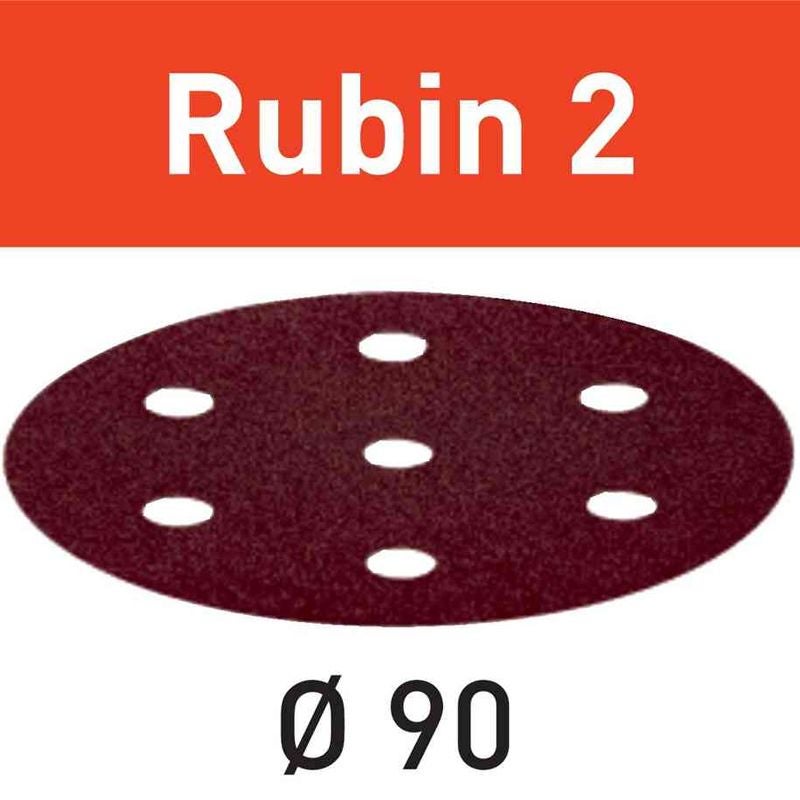 Abrasifs RUBIN 2 STF D90/6 P60 RU/50 - FESTOOL - 499078 | Leroy Merlin