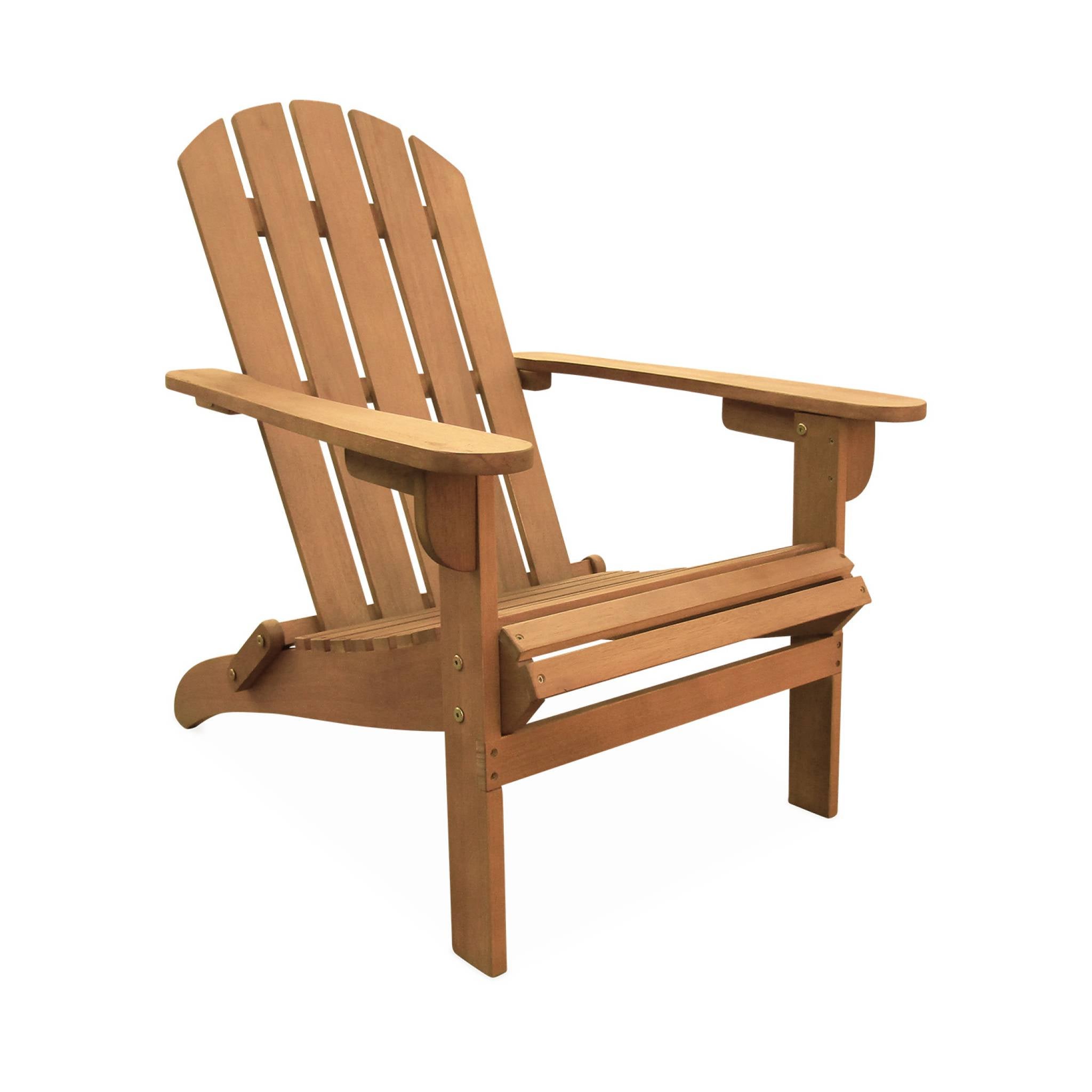 Fauteuil de jardin en bois - Adirondack Salamanca- Eucalyptus. chaise ...