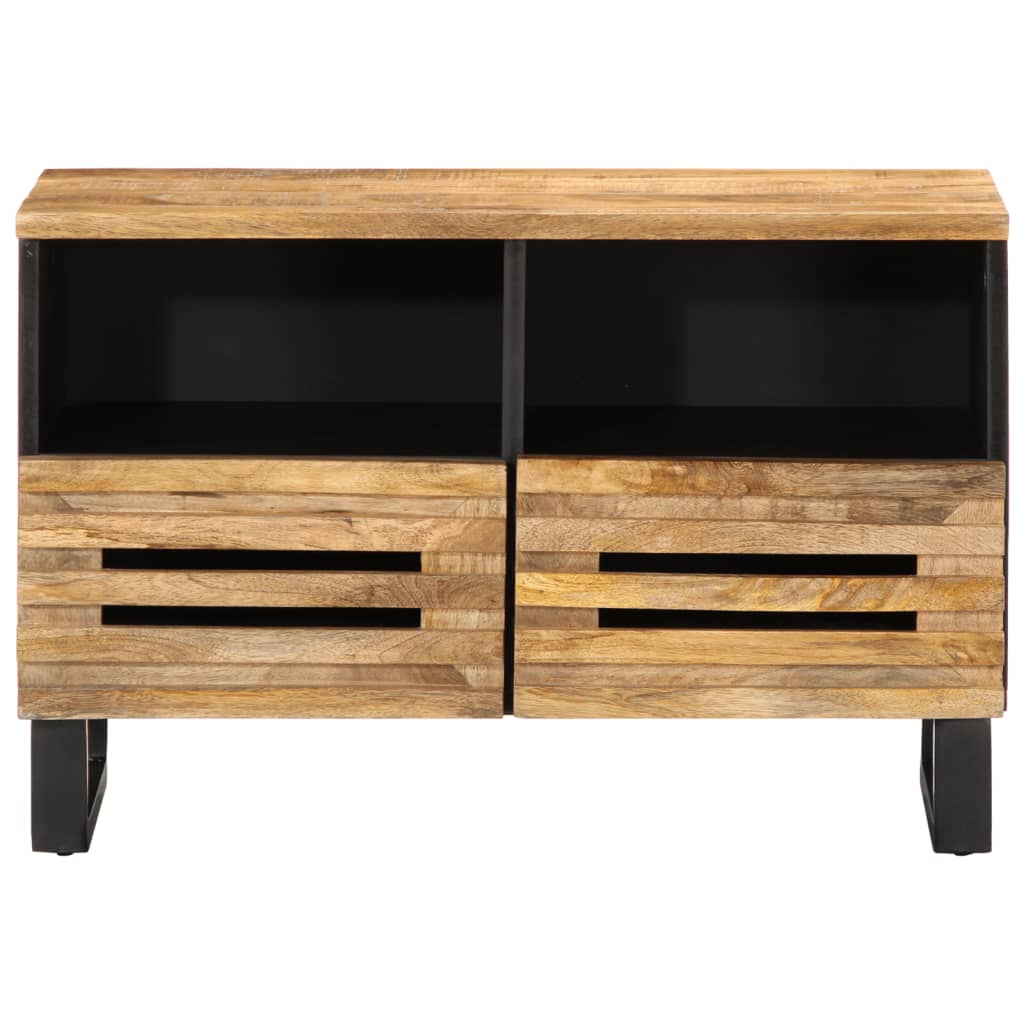 Meuble TV，Banc TV Moderne，Meuble de Rangement 70x34x46 cm bois massif ...