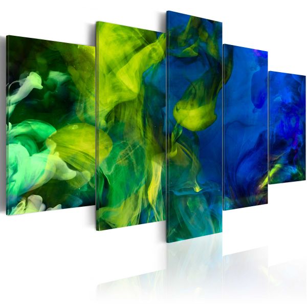 Tableau Dance of Green Flames 200x100 cm | Leroy Merlin