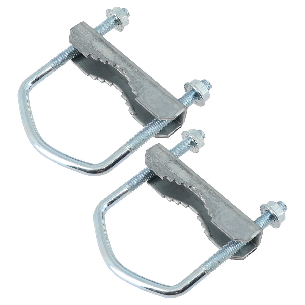 2 Brides De Fixation + Arceaux Pour Mât D'antenne Terrestre Ou ...