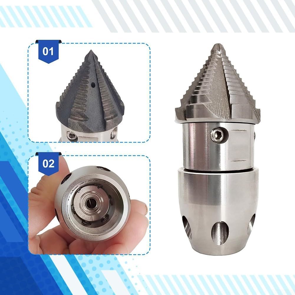 Buse rotative en acier inoxydable, buse rotative à pour 360 degrés pour ...