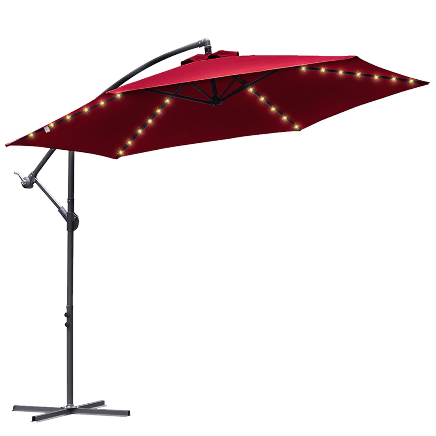 Parasol de Jardin Parasol 3.5M Exterieur pour Plage Terrasse, Piscine ...