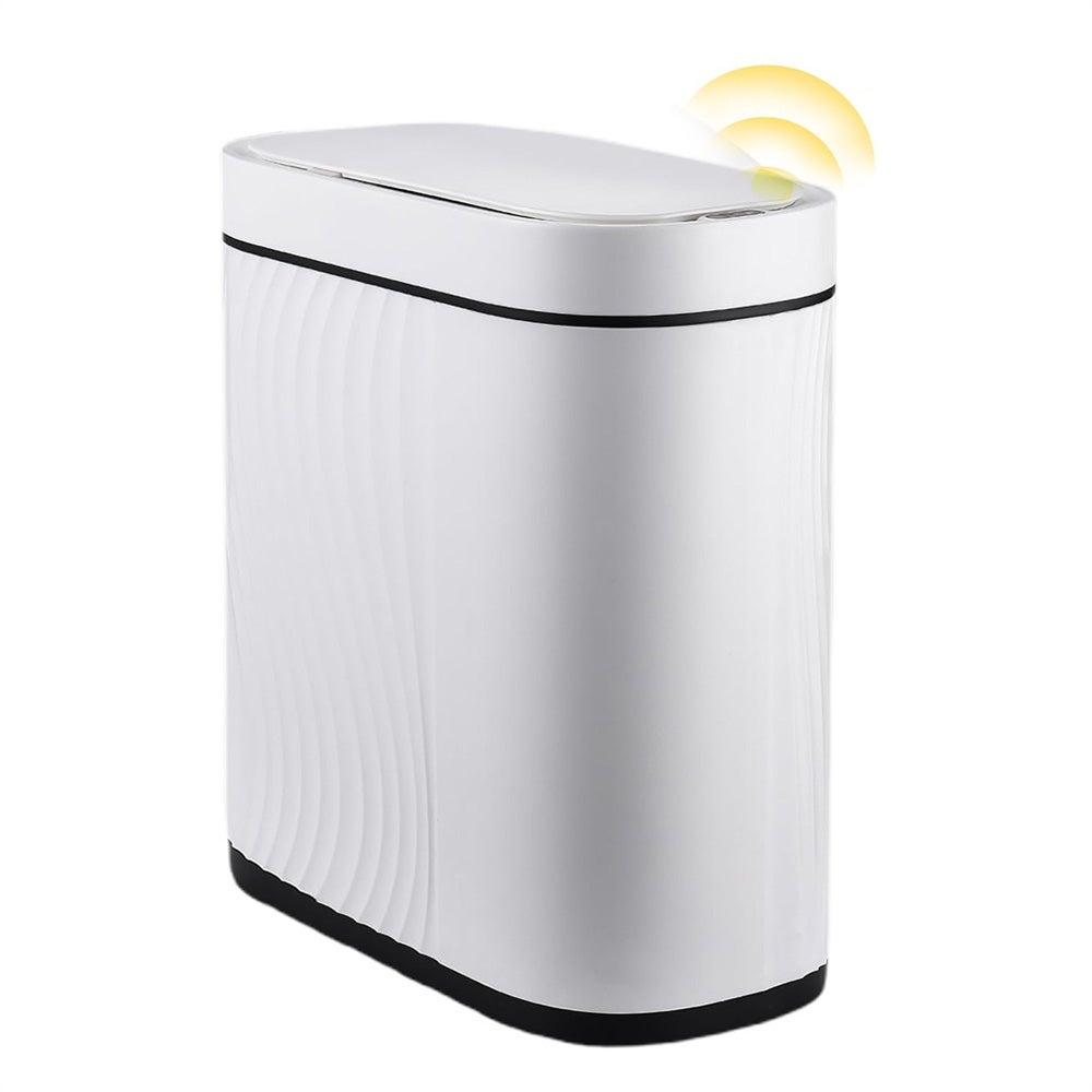 Cubo de basura de cocina, cubo de basura automático con sensor de movimiento y tapa, cubo de ...