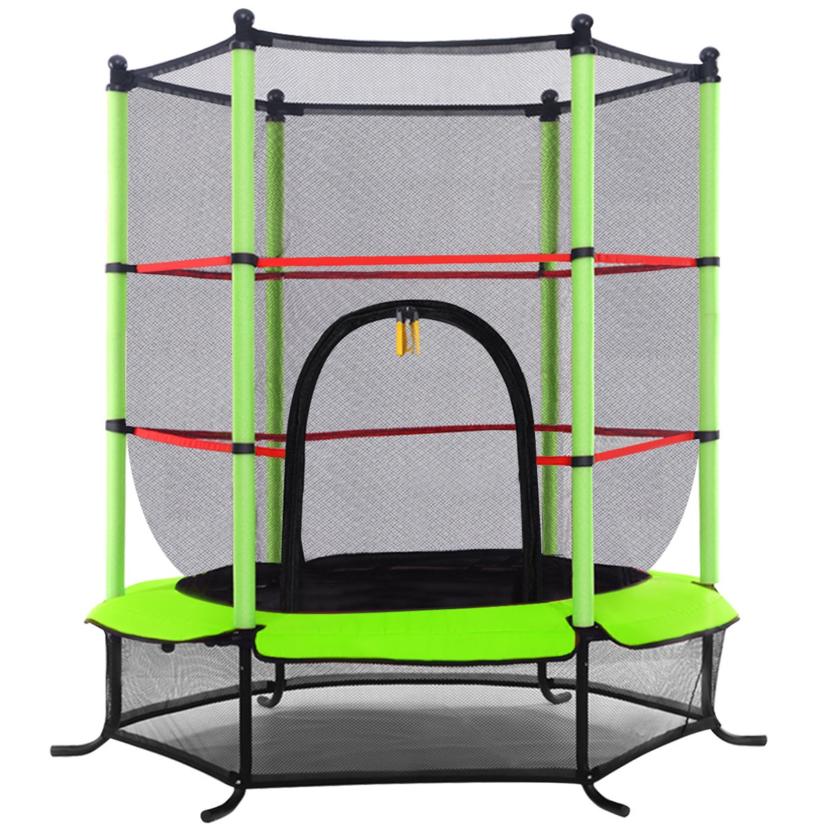 Trampoline enfant ø 140 cm avec filet de protection trampoline rond ...