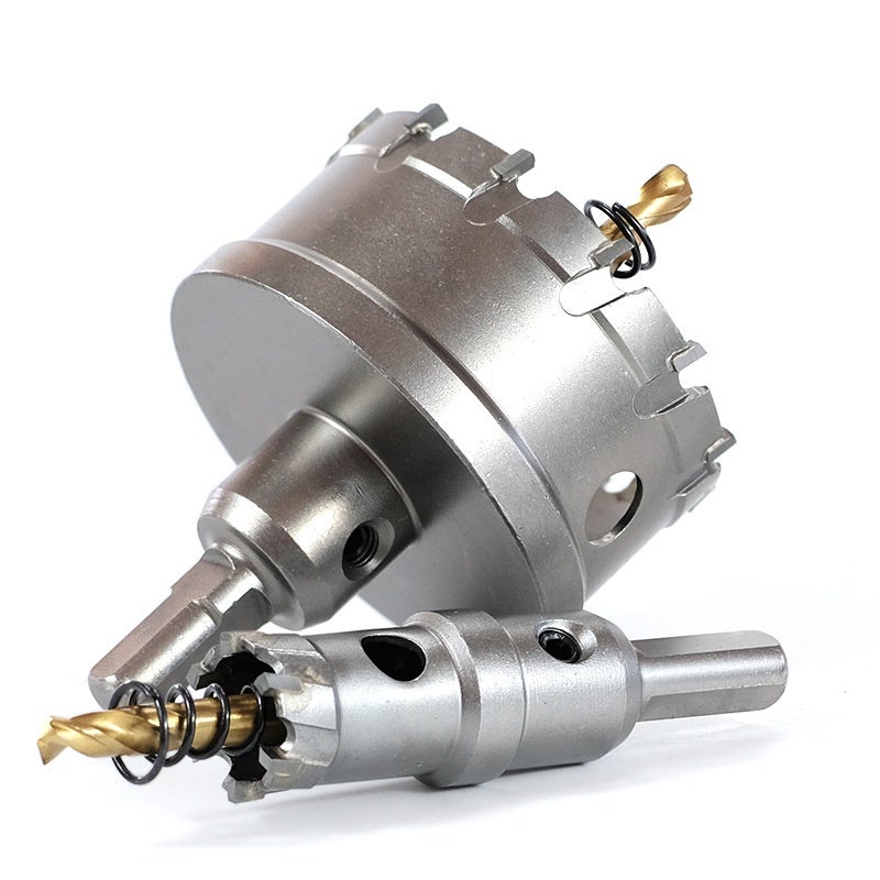 Scie cloche grise en acier inoxydable de 100 mm pour tôles d'acier ...