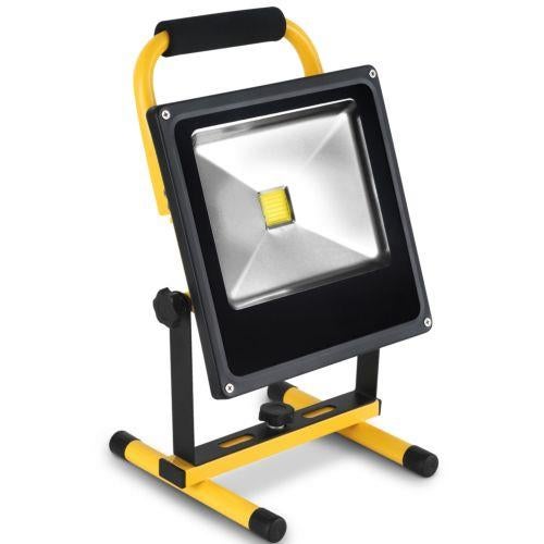 Proyector led recargable matel ip65 50w fría | Leroy Merlin