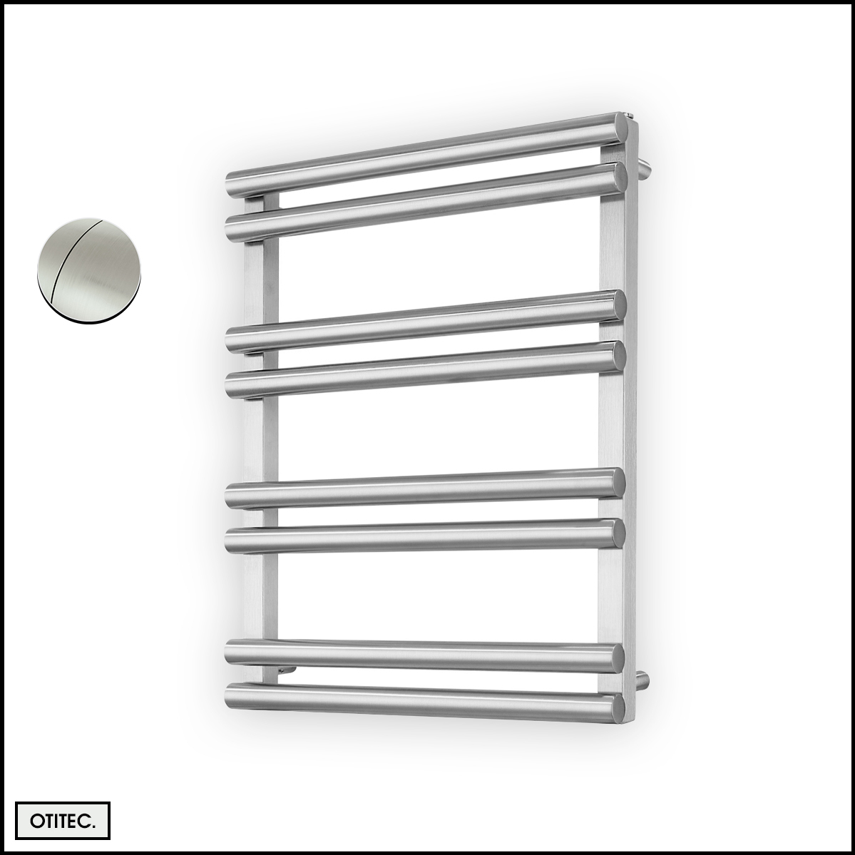 Radiateur Eau Chaude - 75 x 50 cm - Inox - FUSE | Bricoman