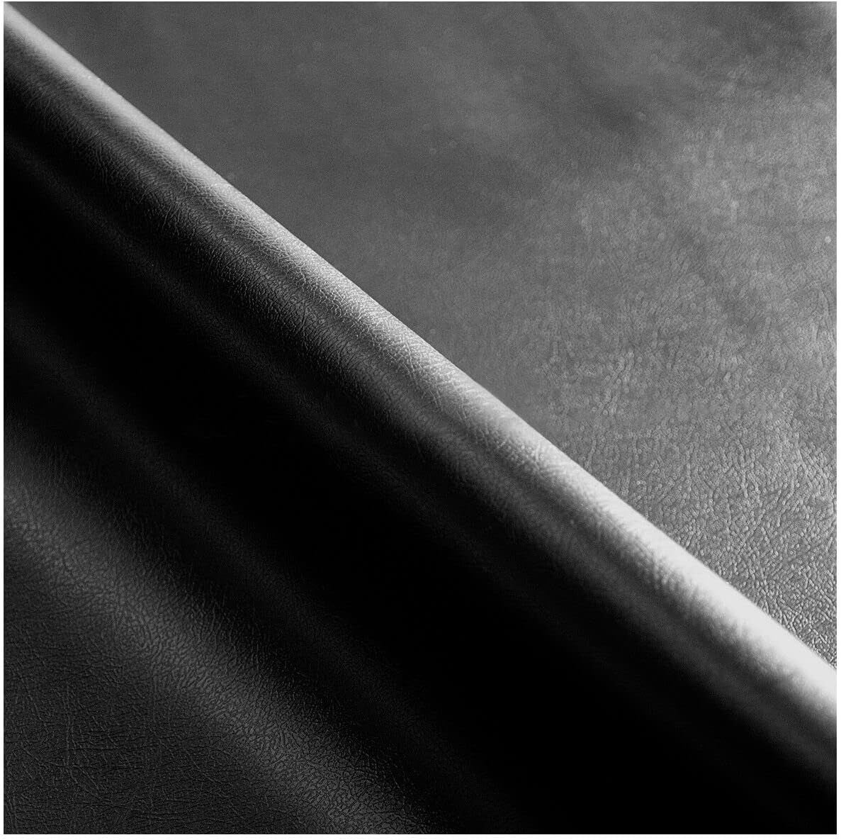 Similicuir Noir Au Mètre H140 Similicuir Tissu d'Ameublement Faux Cuir ...