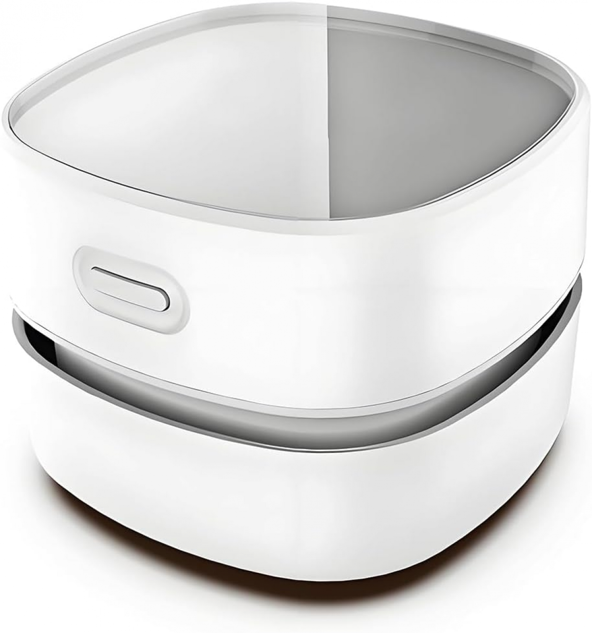 Miniaspiradora de escritorio blanca: inalámbrica, recargable por USB ...
