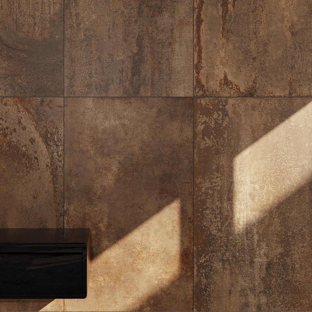 Piastrella effetto ossidato ruggine - Piastrelle 60x120 cm 9 mm - EFL ...